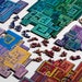 Patchwork Amoeba Puzzle - Challenging Wood Jigsaw Puzzle, Laser Cut - Etsy