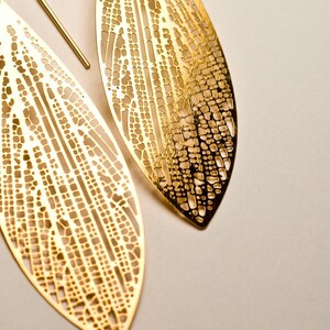 Cross-venulate Earrings (gold) - Etsy