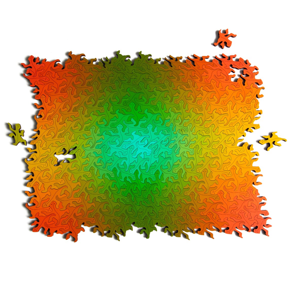 Lizard Infinity Puzzle ™ - Etsy