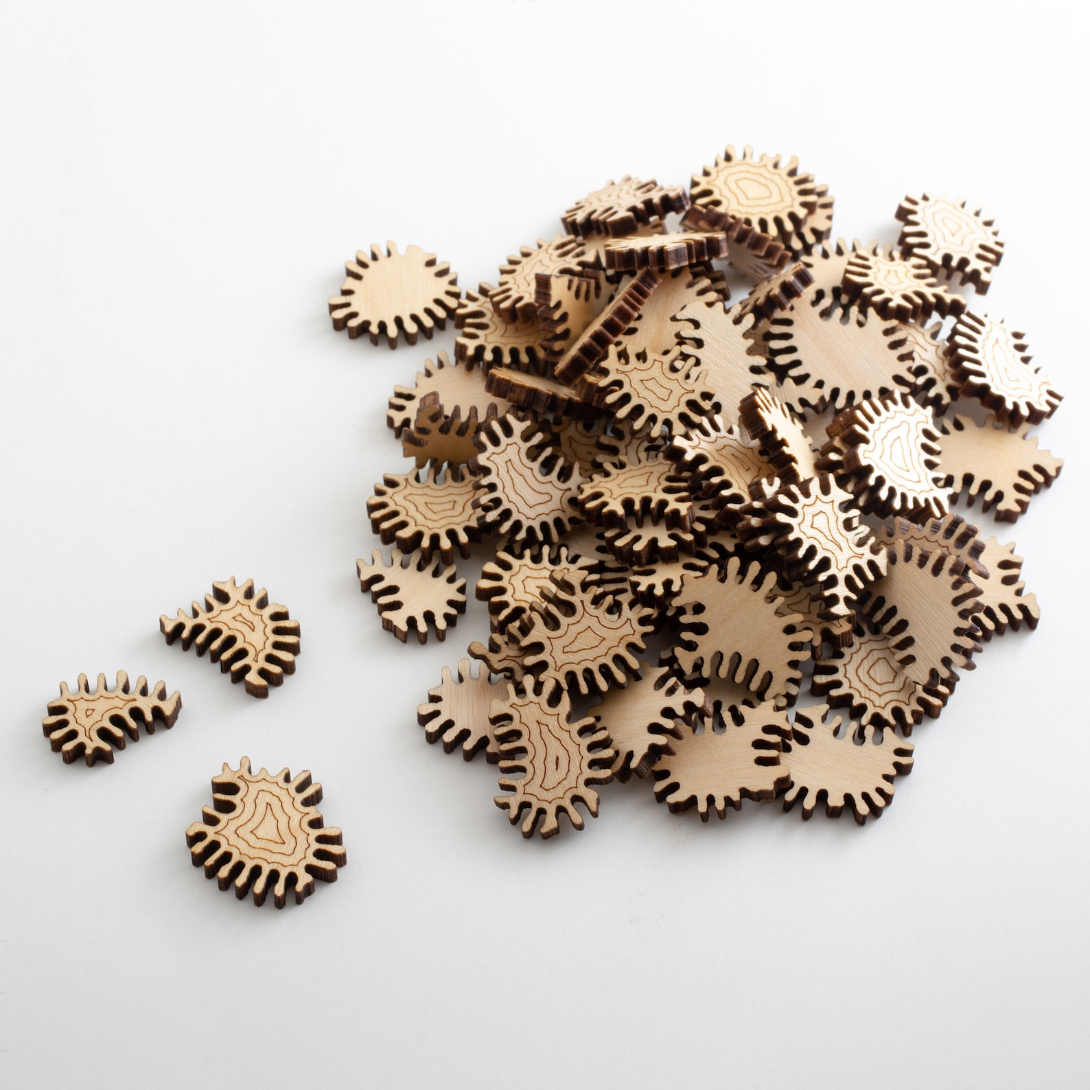 Patchwork Amoeba Puzzle - Challenging Wood Jigsaw Puzzle, Laser Cut - Etsy