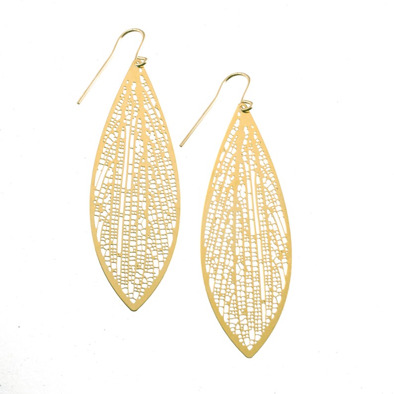 Cross-venulate Earrings (gold) - Etsy