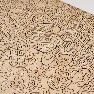 Neuron Puzzle - Wooden Biology and Brain Themed Jigsaw Puzzle - Etsy