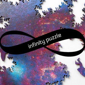Infinite Galaxy Puzzle - Wooden Jigsaw Puzzle by Nervous System - Etsy