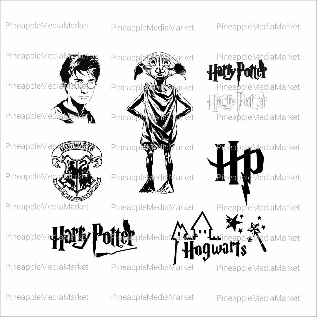 Harry Potter SVG Bundle Harry Potter Cut Files for Cricut Printable ...