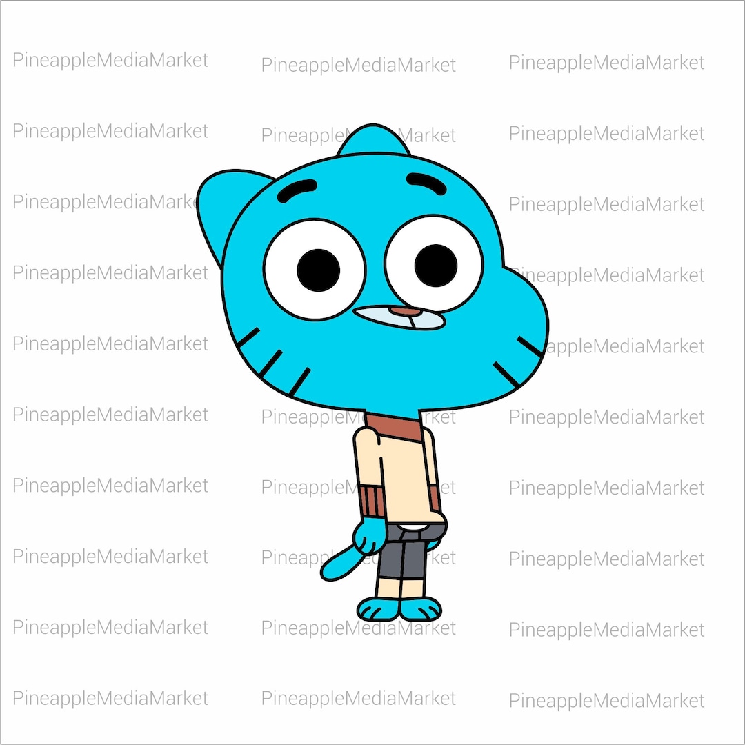 Amazing World of Gumball Svg Ai Jpeg Png Pdf Layered Vector Cricut ...