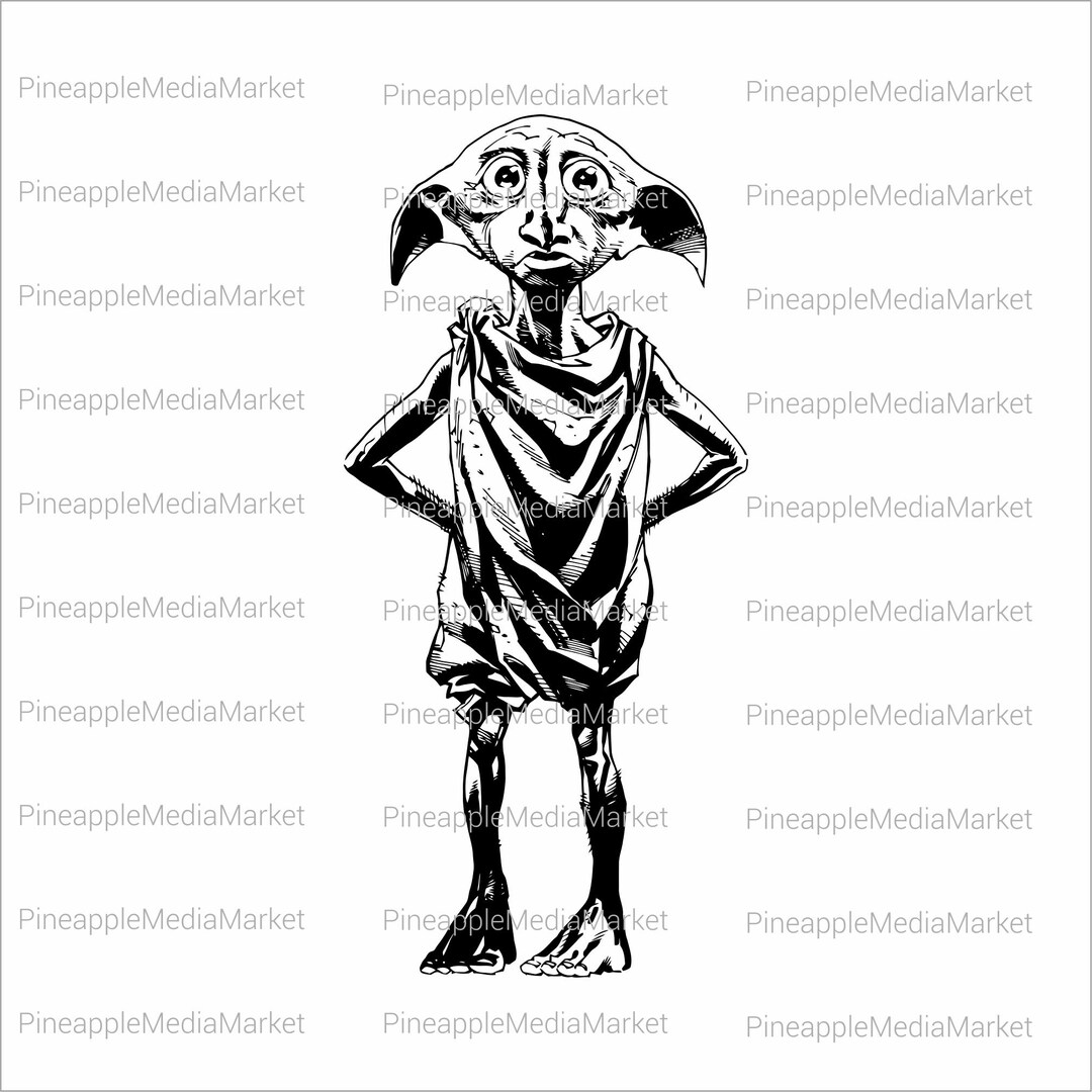 Dobby SVG Dobby Harry Potter Cut File Dobby Vector Harry Potter Dobby ...