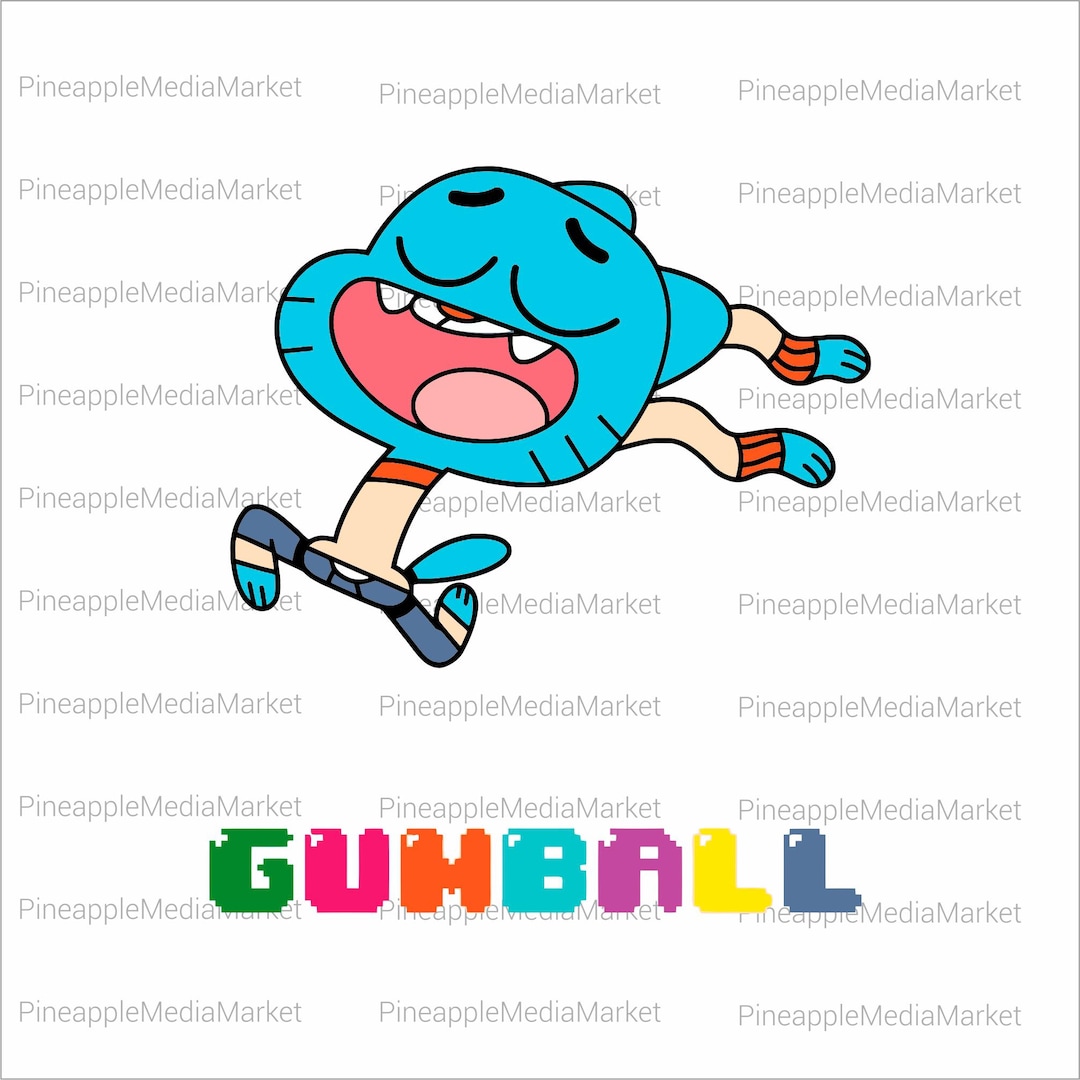 Amazing World of Gumball Svg Ai Jpeg Png Pdf Layered Vector Cricut ...