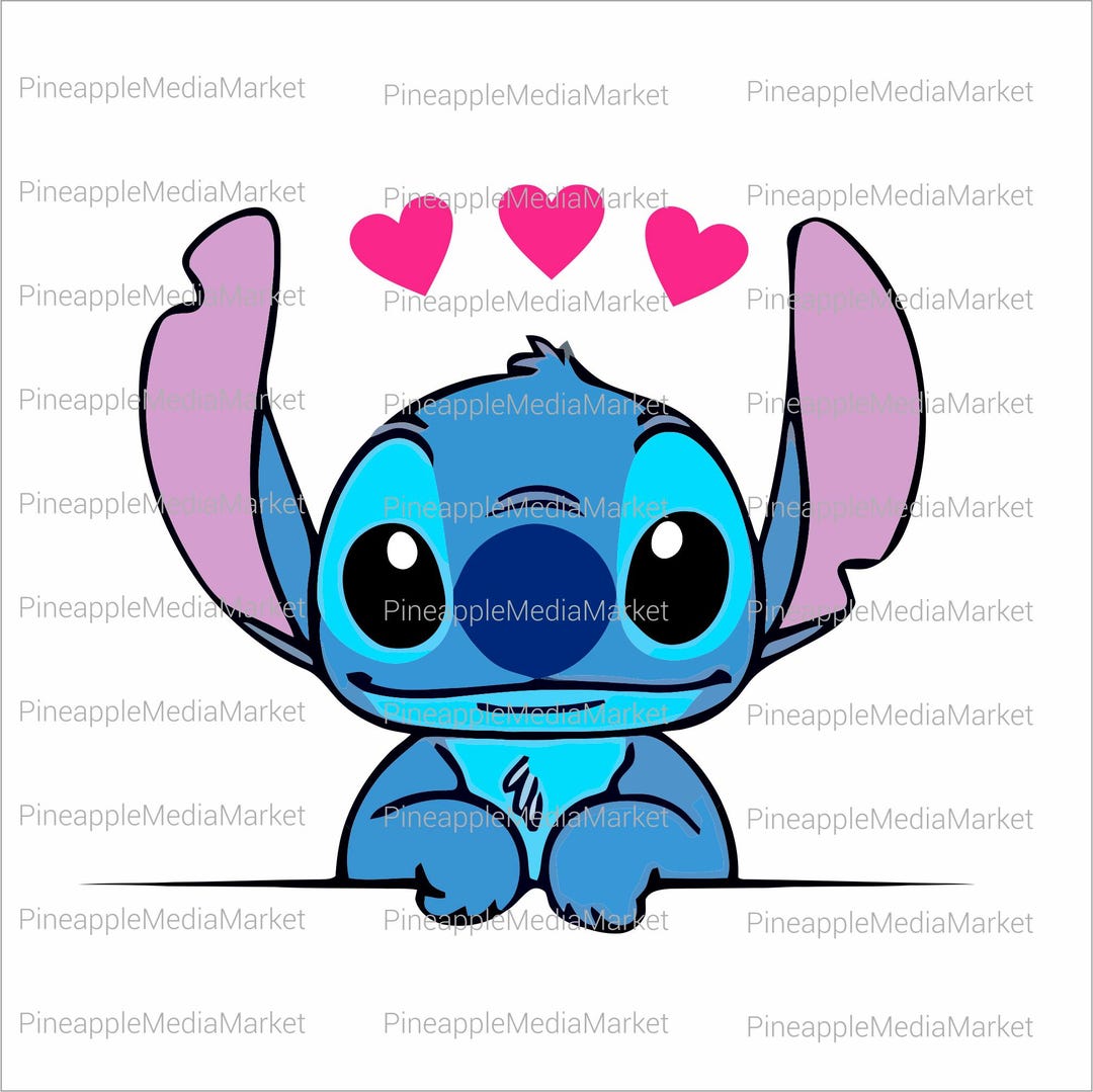 Stitch Stitch Heart SVG PNG Ai Clip Art Cut File Cricut Stitch ...