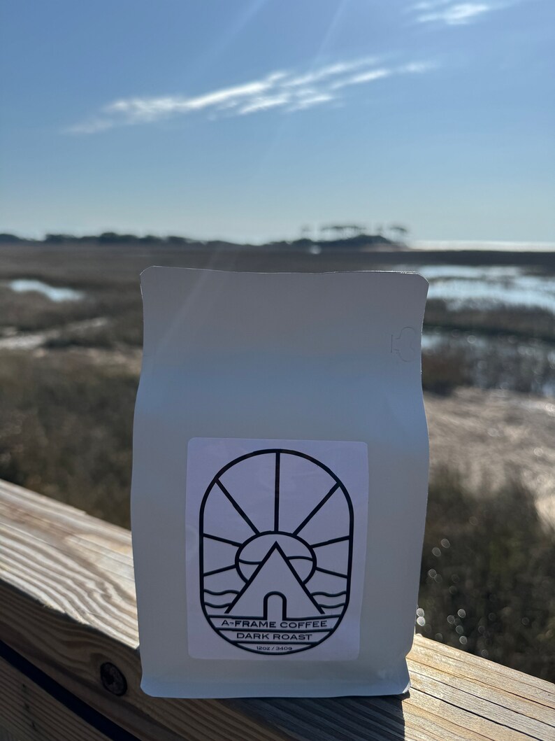 Aframe A Frame Whole Bean Dark Roast Coffee 12 Ounce Bag A-frame Coffee ...