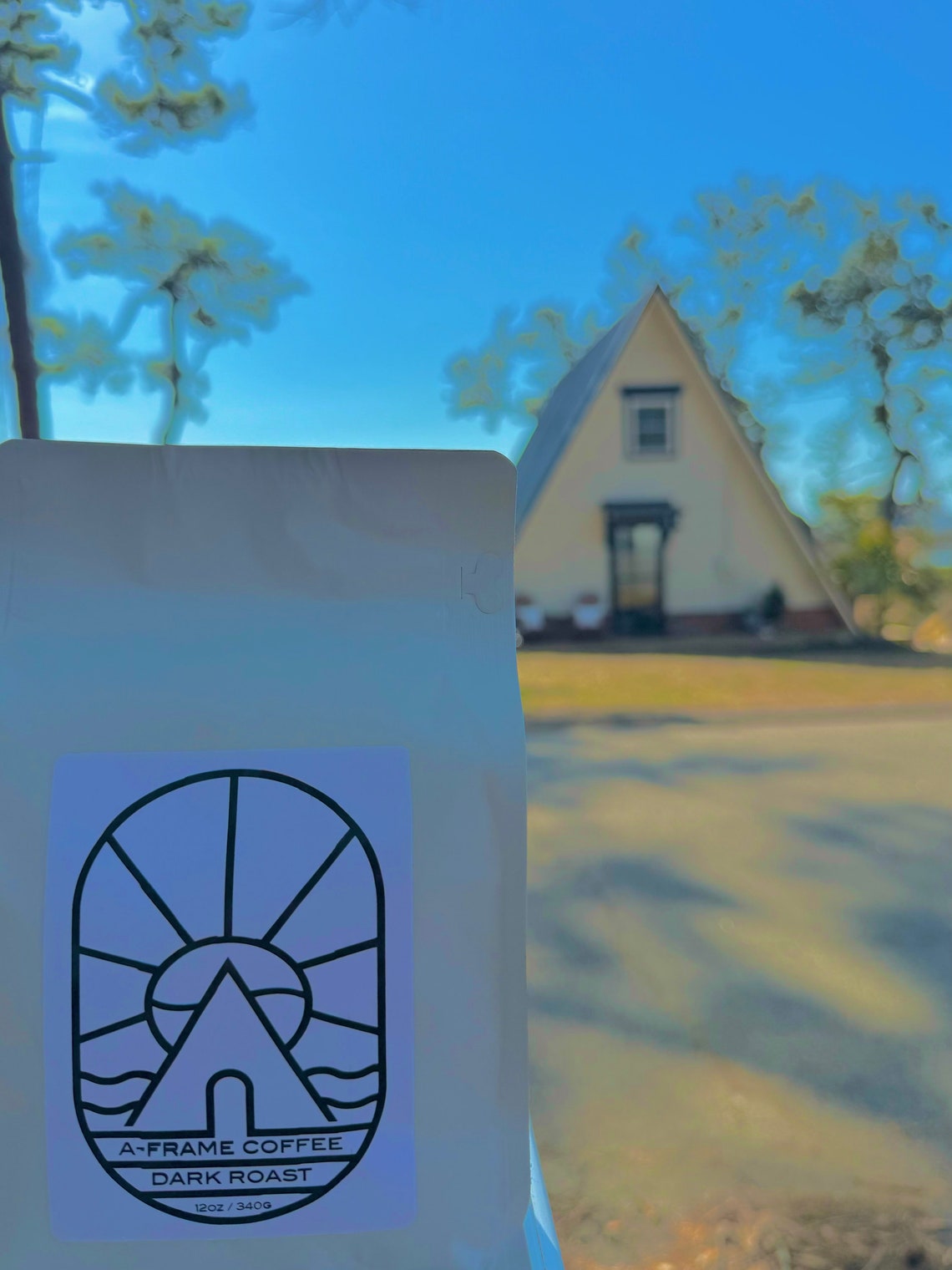 Aframe A Frame Whole Bean Dark Roast Coffee 12 Ounce Bag A-frame Coffee ...