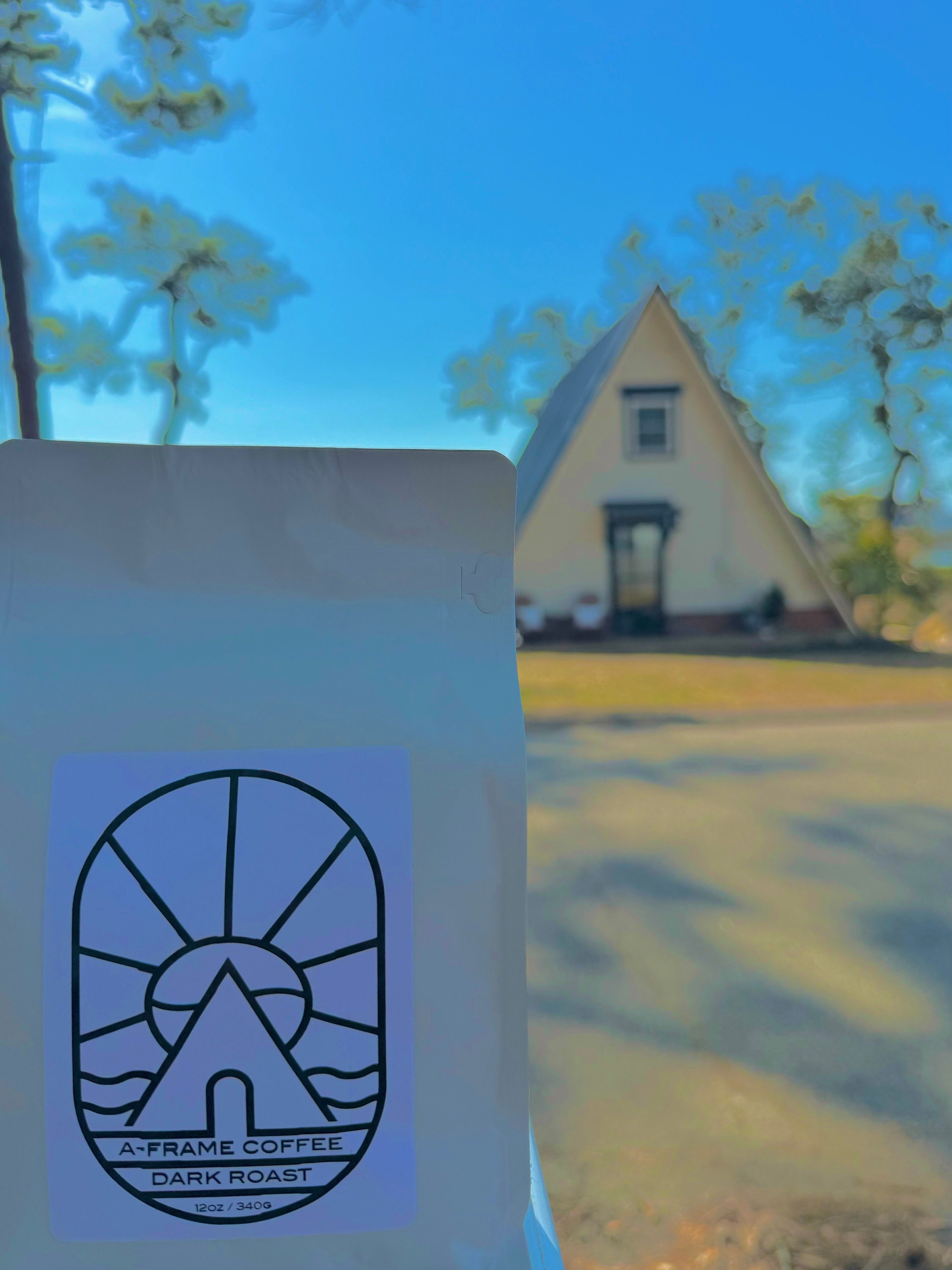 Aframe A Frame Whole Bean Dark Roast Coffee 12 Ounce Bag A-frame Coffee ...