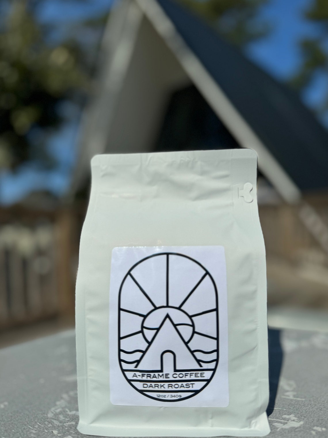 Aframe A Frame Whole Bean Dark Roast Coffee 12 Ounce Bag A-frame Coffee ...