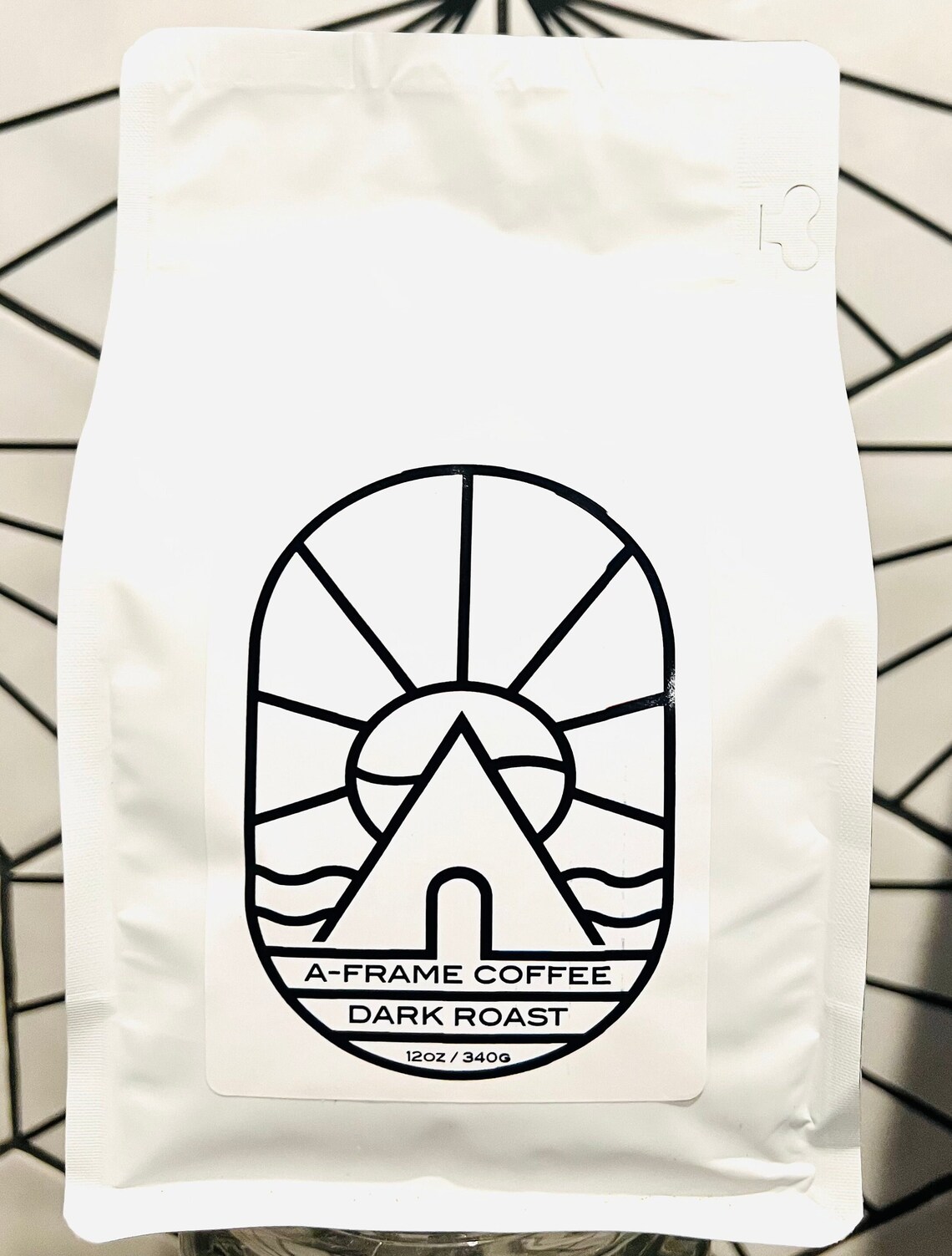 Aframe A Frame Whole Bean Dark Roast Coffee 12 Ounce Bag A-frame Coffee ...