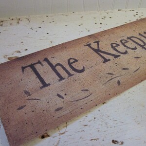 The Keeping Room, Rustic Folk Art Print by Donna Atkins, Word Print - Etsy