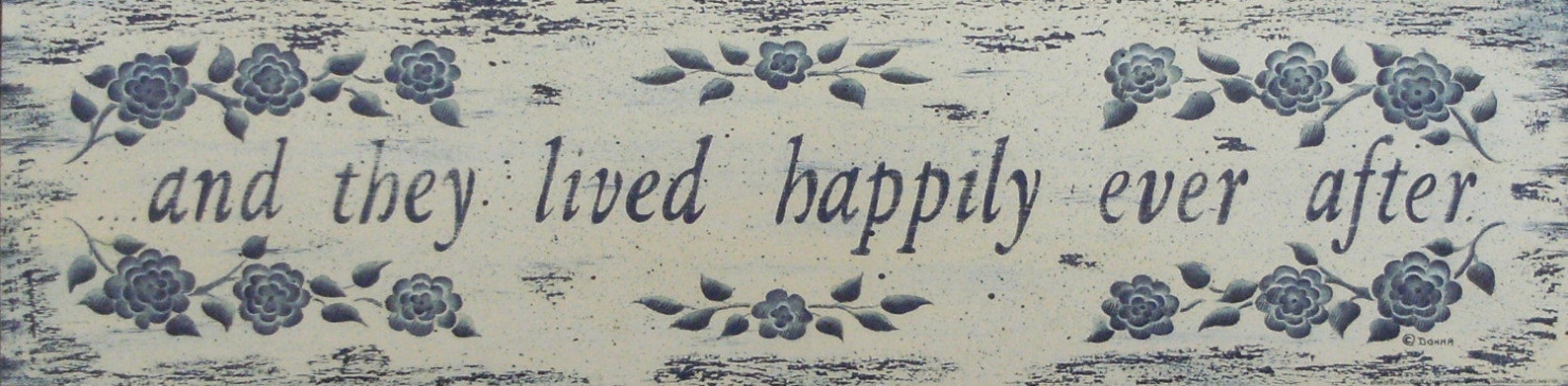 And They Lived Happily Ever After. Romantic Fairy Tale Rustic | Etsy