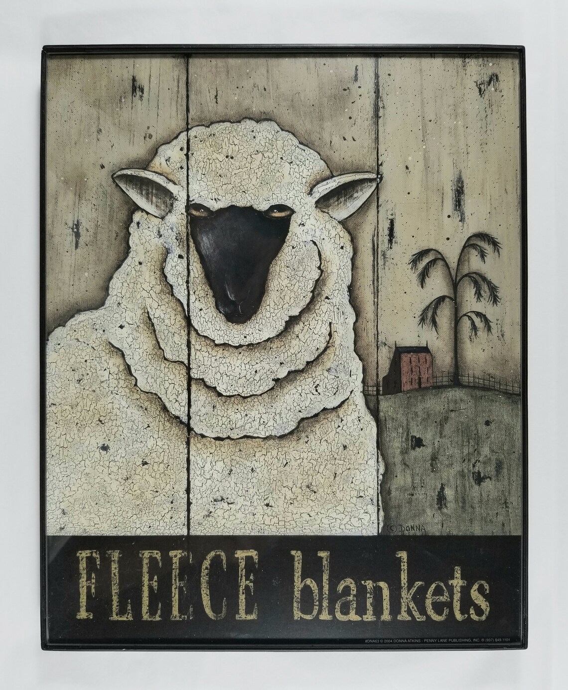 SHEEP folk art prints 8x10 . FLEECE or WOOL Black Sheep | Etsy