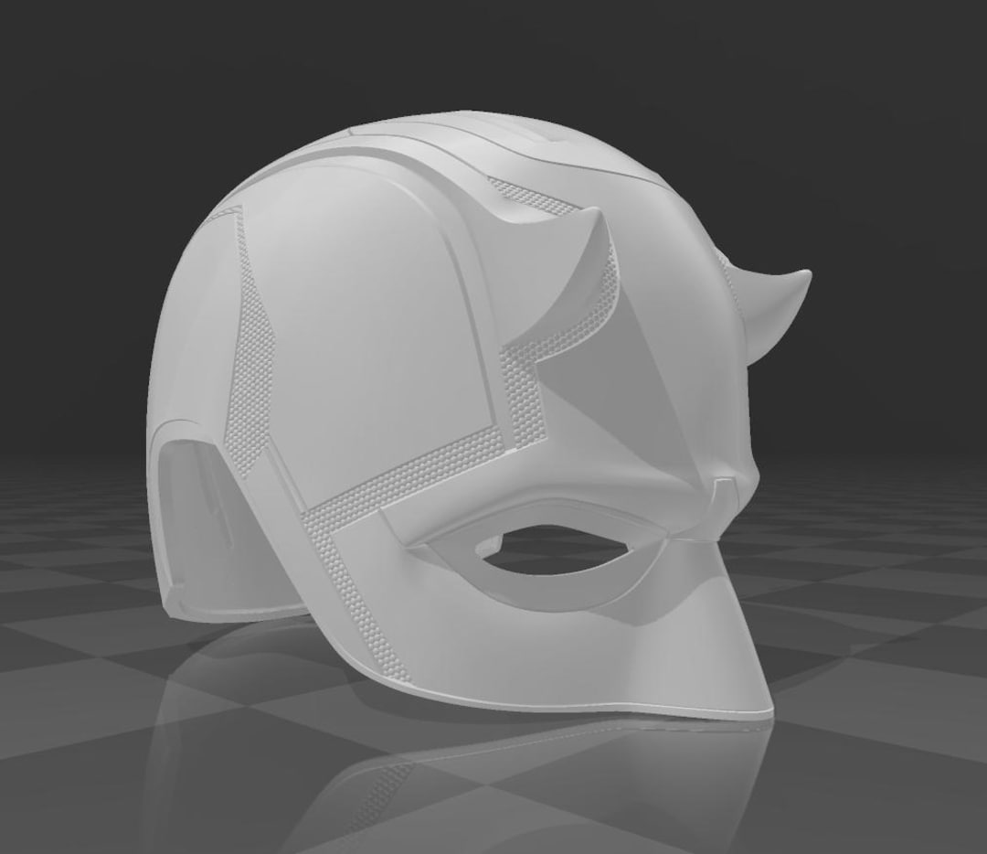 Daredevil born Again Helmet Mask 3D Print File STL Cosplay Daredevil ...
