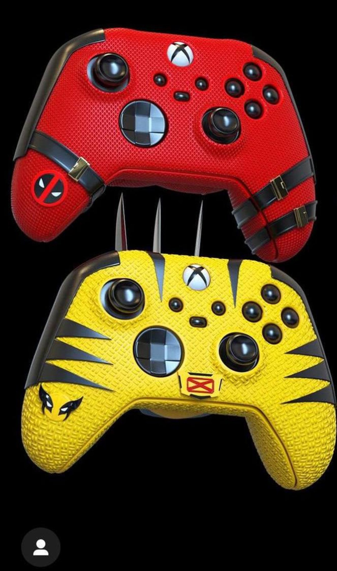 Deadpool Butt Cheeks Controller Skin wolverine Claw Xbox Controller ...