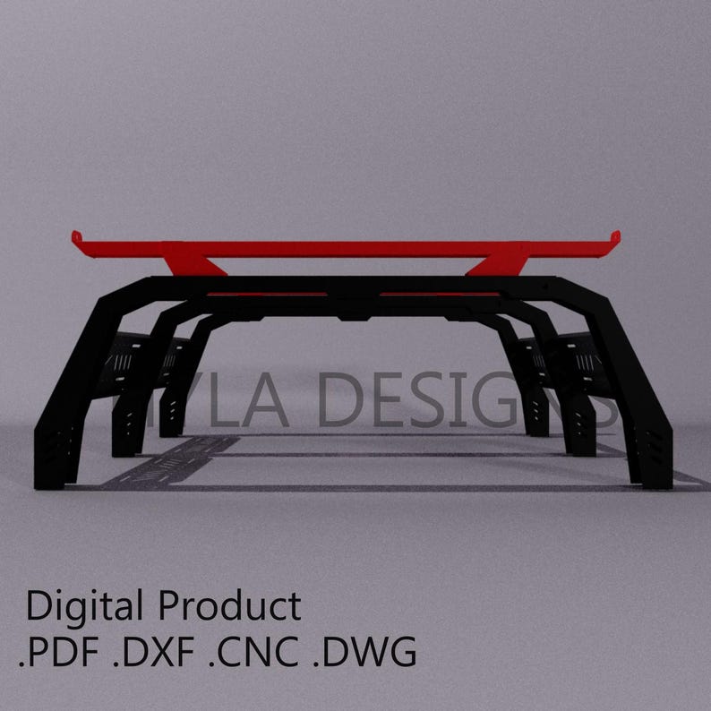 Truck and Bakkie Bed Bars, Canopy for Truck, DXF Files, Nissan, Ford ...