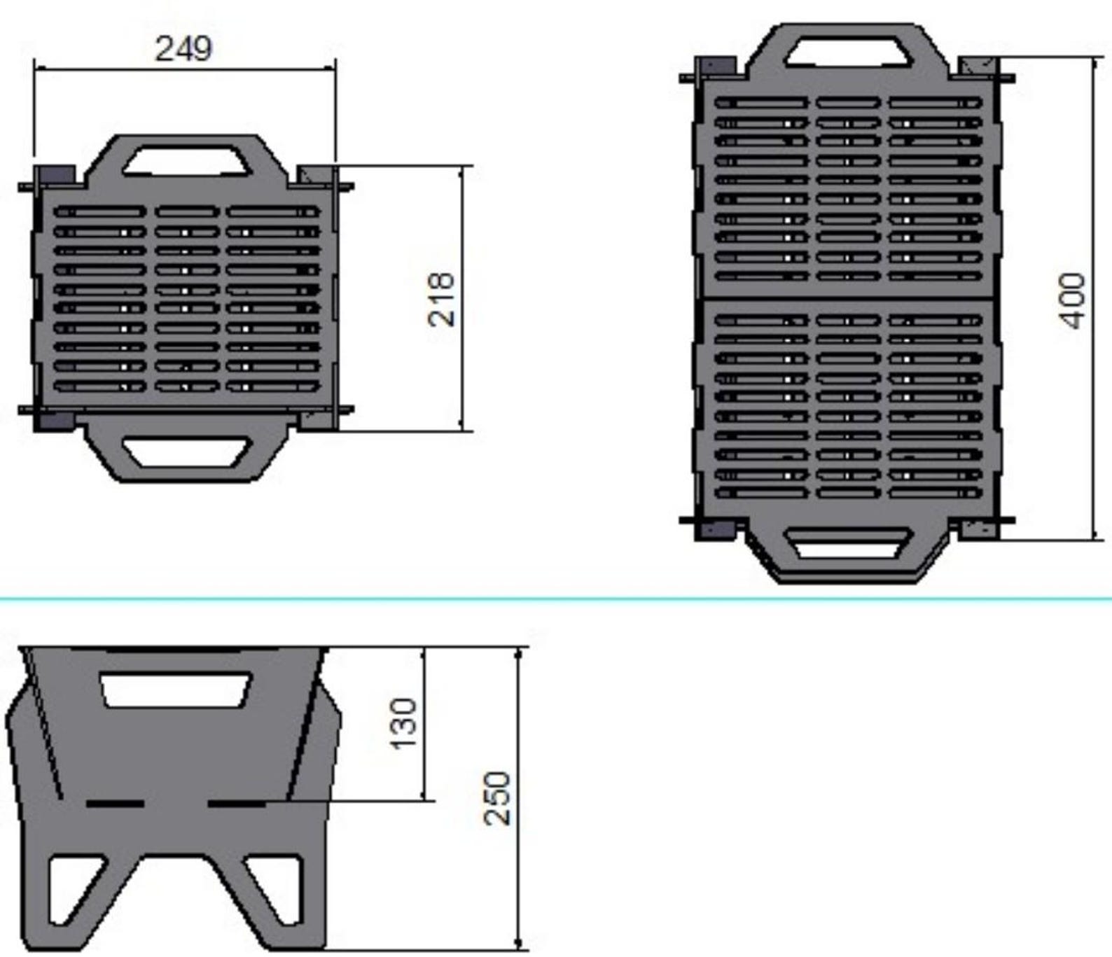 Mini and Standard Collapsible Charcoal Grill, Dfx for Plasma, Fire Pit ...