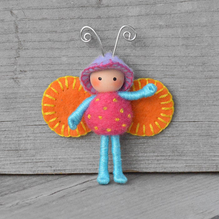 Bubblegum Ice Cream Bug Bendy Doll Toy Fairy | Etsy