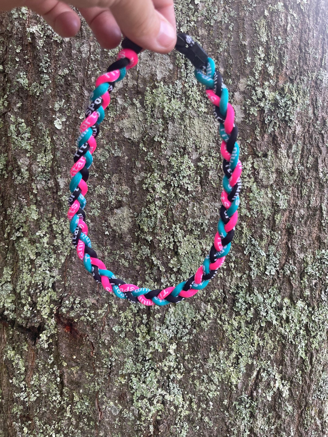 Baseball/softball Braided Necklace Youth Tornado 3 Rope Braid Necklace ...