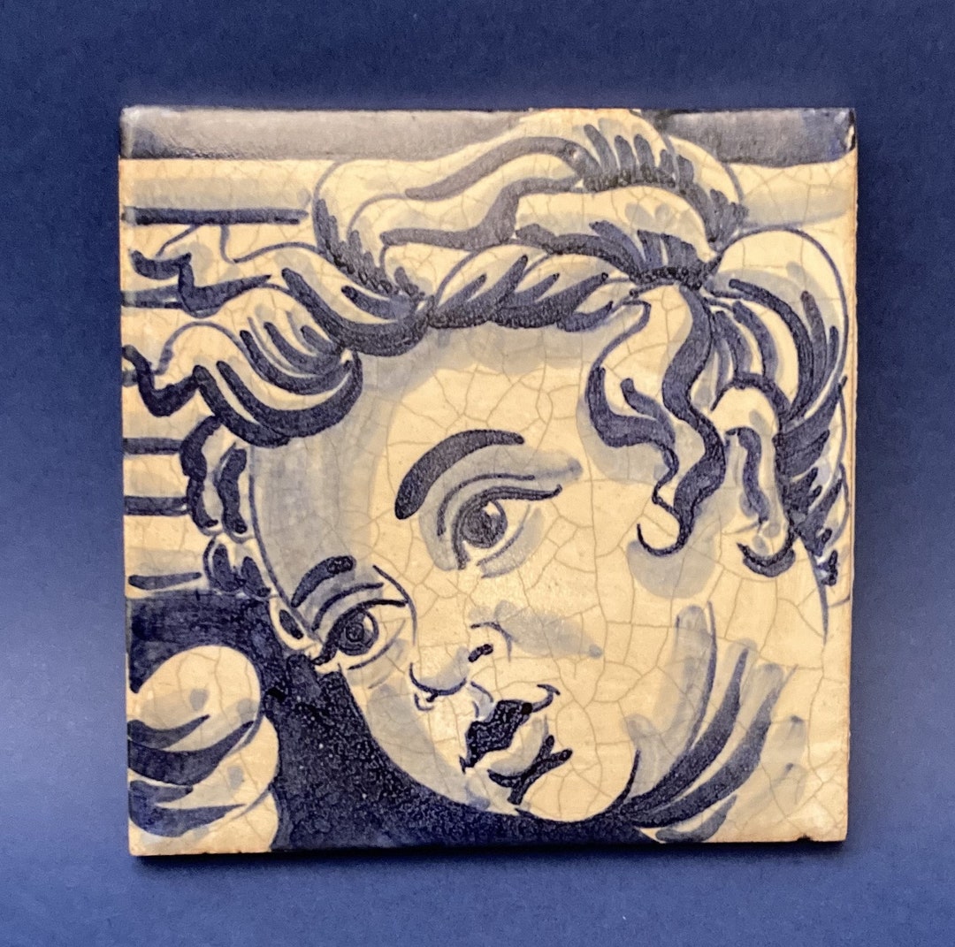 Handpainted Angel Tile. Guardian Angel. Mother Gift. Baby Gift. Angel ...