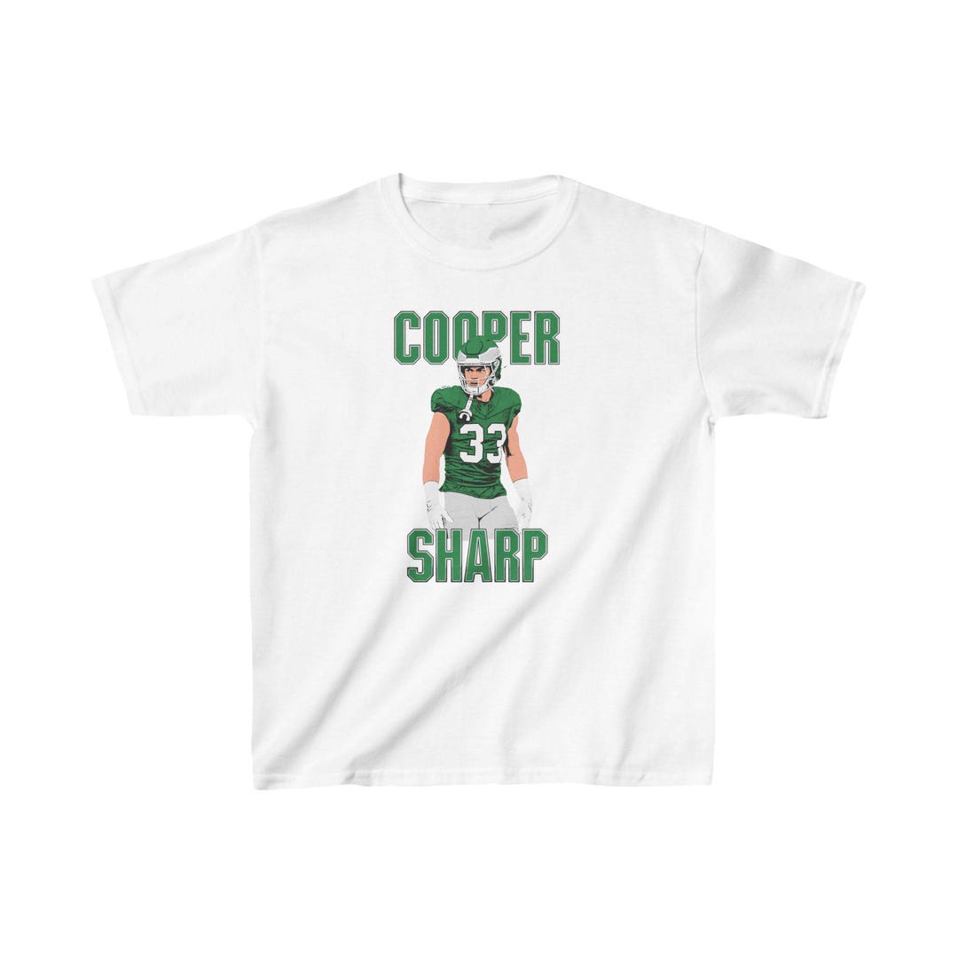 KIDS Cooper Dejean Philadelphia Eagles Cooper Sharp Football Illustration Shirt - Etsy