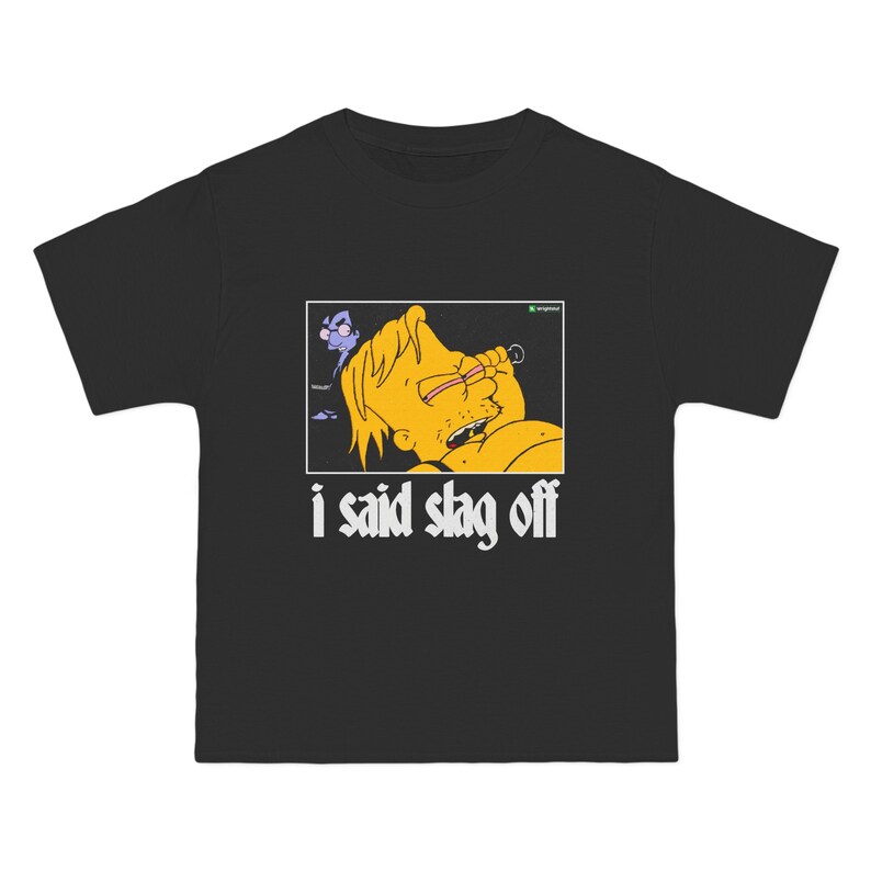 Bart Simpson Slag off T-shirt - Etsy