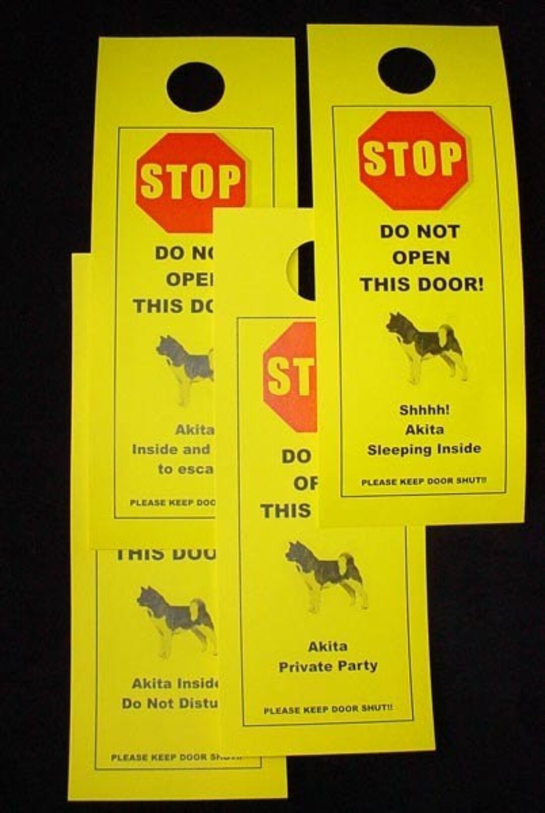 Akita Signs Are the Friendlier Alternative to Beware of Dog - Etsy