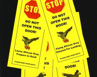 AFRICAN GREY ZONE Sign Xing Gift Novelty Bird Parrot Cage - Etsy