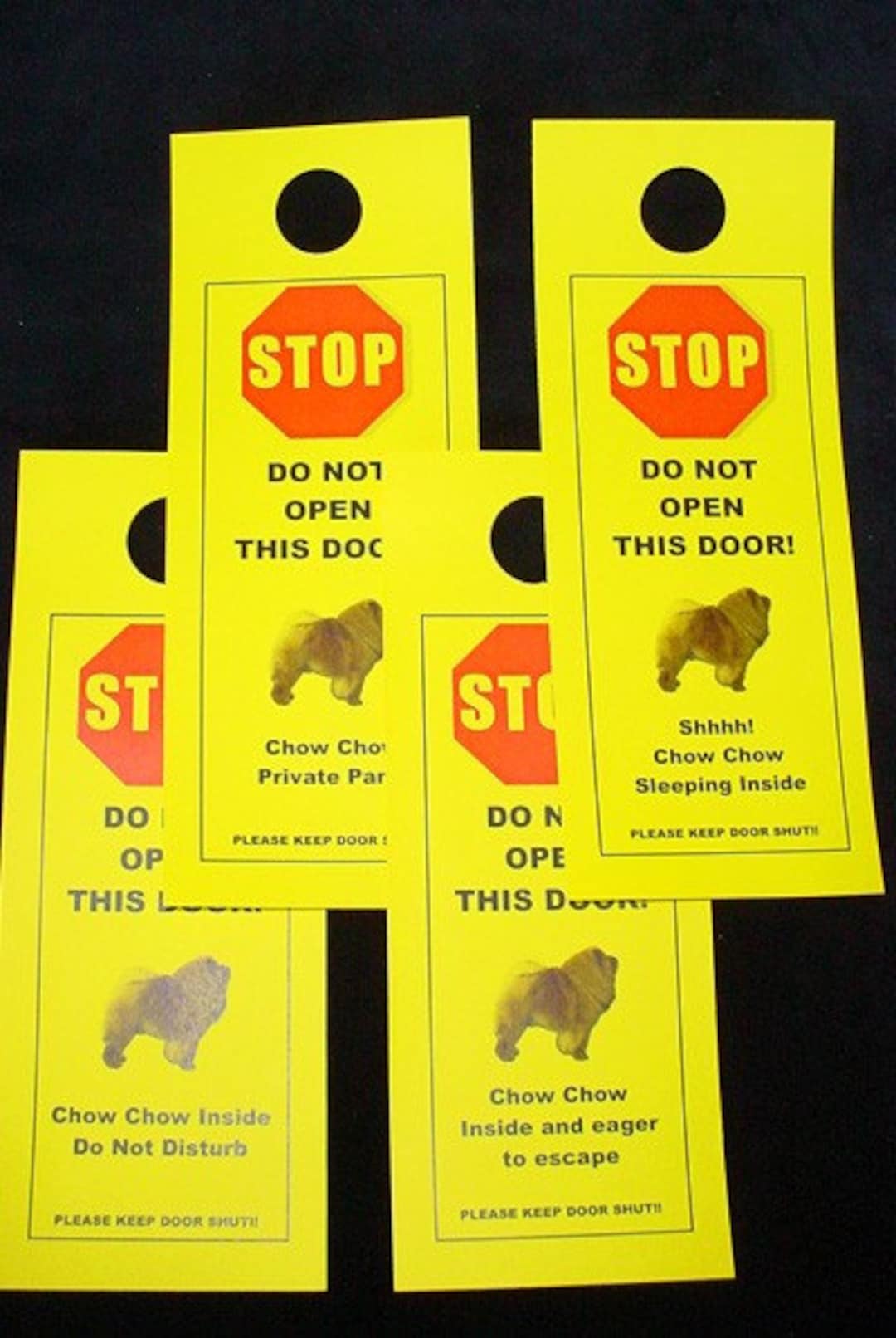 Light Hearted Chow Chow Safety Signs Keep Dog Safe - Etsy