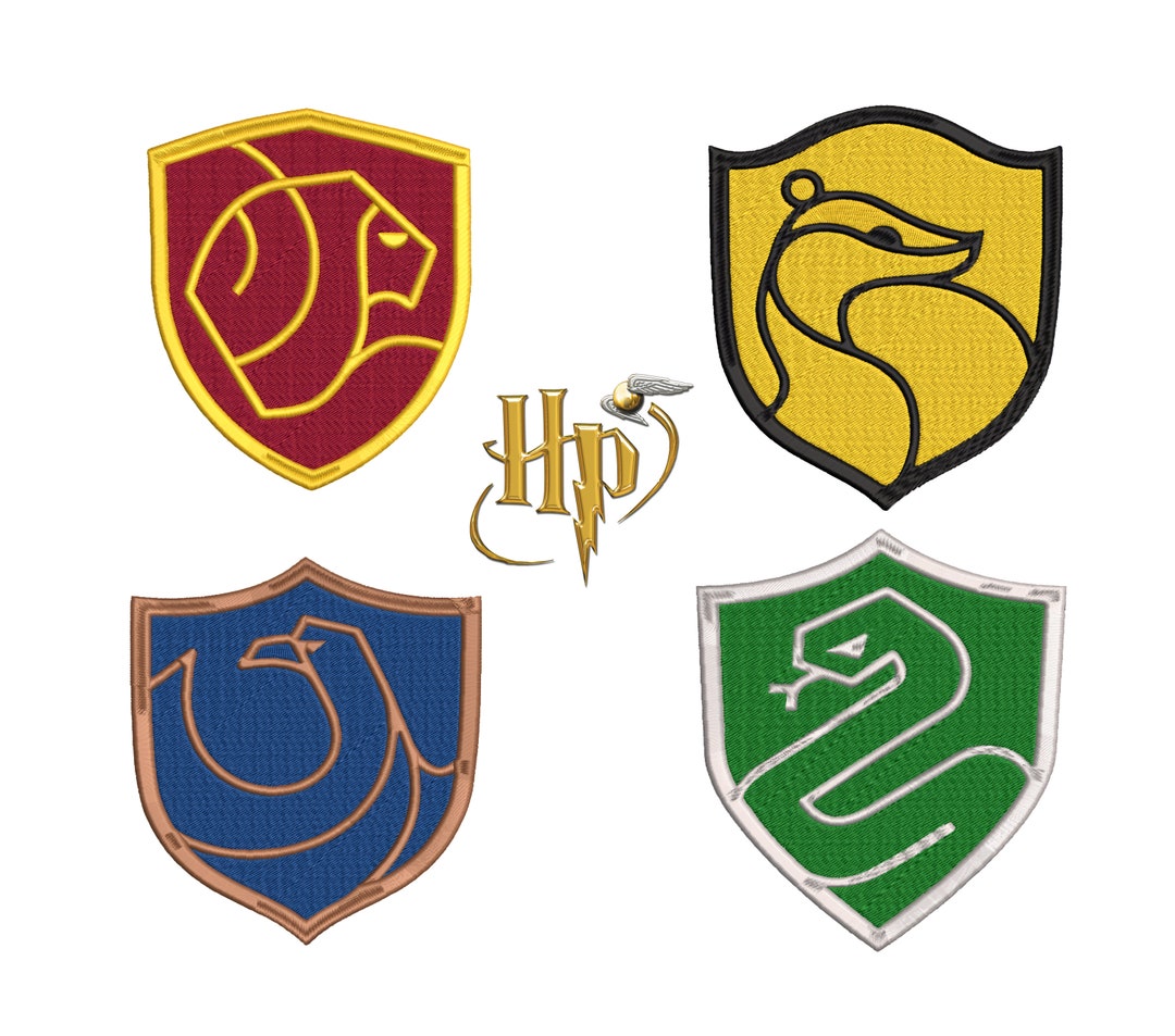 Hp Embroidery Matrix Design Shields Embroidery Design Pattern Harry - Etsy