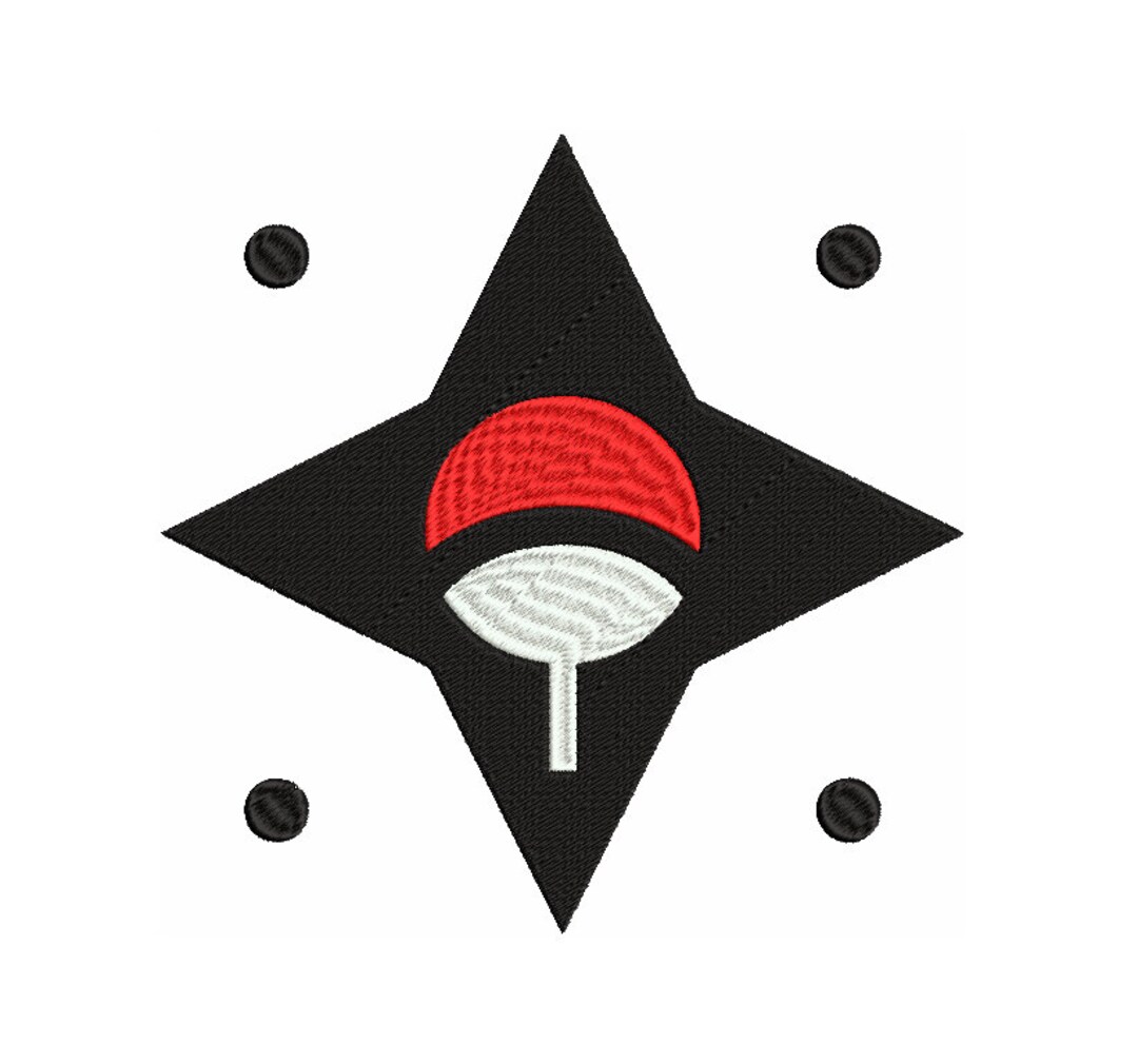 Embroidery Matrix Uchiha Naru Embroidery Design Anime Pattern - Etsy