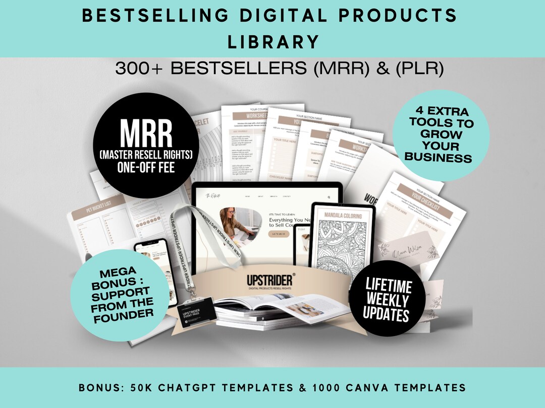 Profitable Canva Templates Library With MRR & PLR Start Earning Passive ...