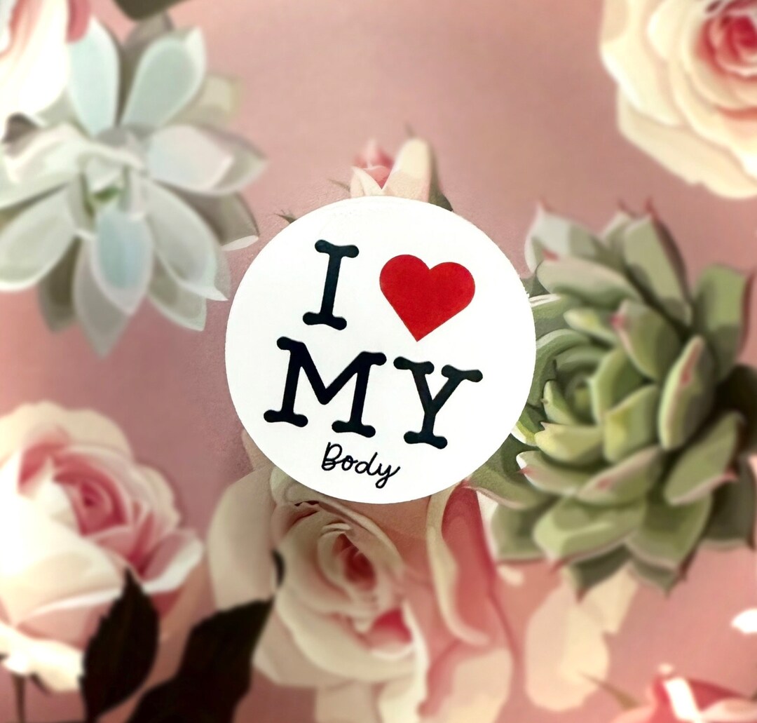 Body Positive Vinyl Sticker - Etsy