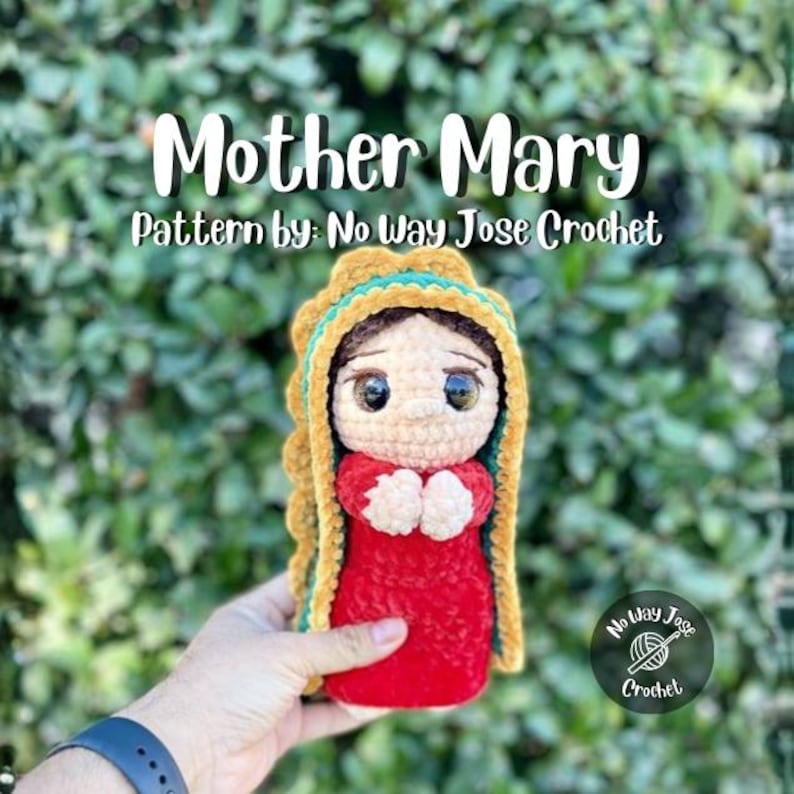 Mother Mary (virgin Mary) Crochet Pattern – Amigurumi Doll PDF - Etsy