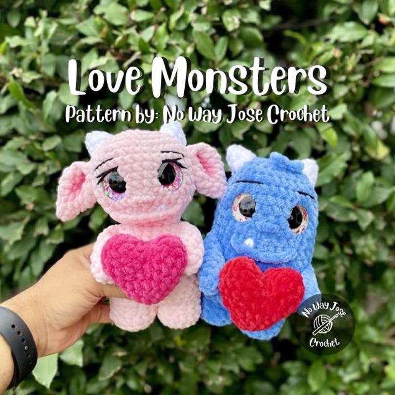 Valentines Love Monster - Etsy
