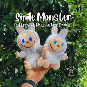 Smile Monster Crochet Pattern - Etsy