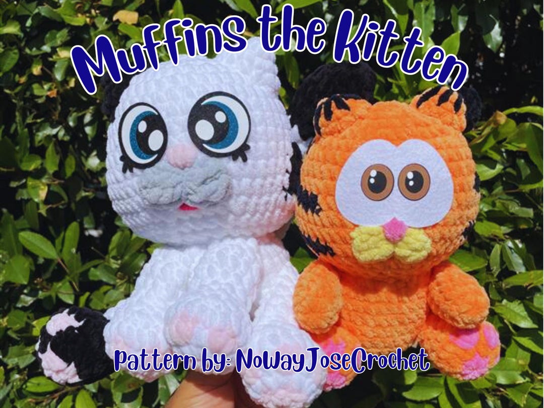 Muffins the Kitten Crochet Pattern - Etsy