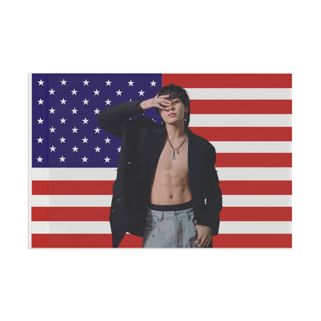 Jungkook Bts Flag, Jungkook Seven Bts, Kpop Flag, Kpop Bangtan ...