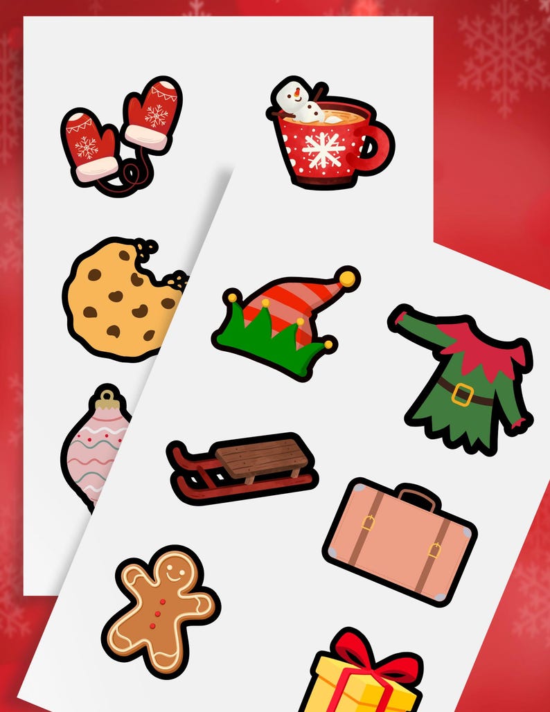 Christmas Elf Scavenger Hunt Printable Holiday Game for Kids, Families ...