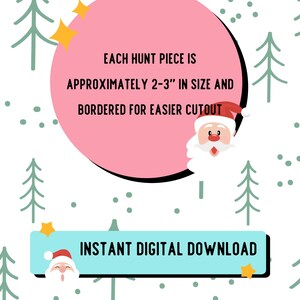Christmas Elf Scavenger Hunt Printable Holiday Game for Kids, Families ...