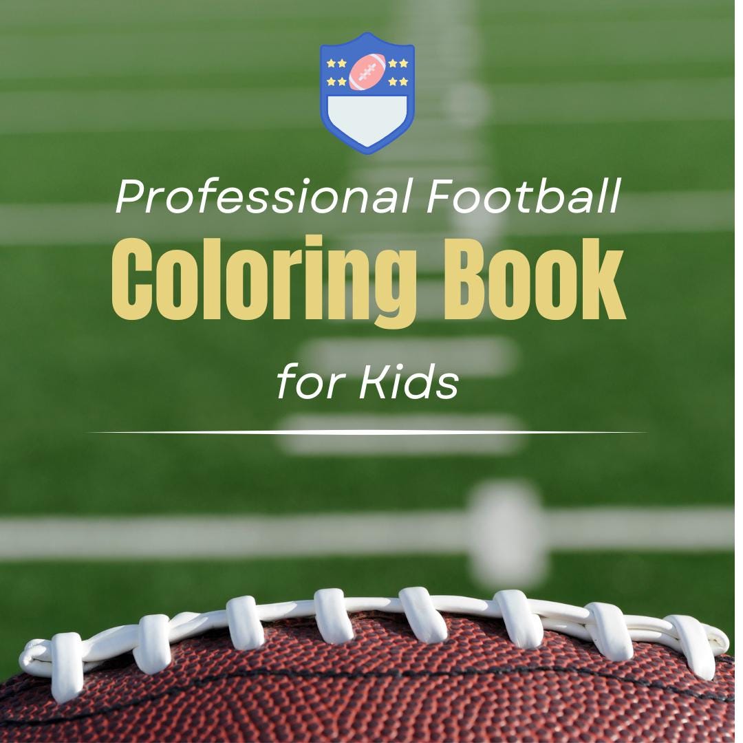Professional Football League Mascot Coloring Pages for Kids 32 Team ...