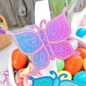 SVG Spring Butterfly Multi-layered Cut File Art Design With Single Line ...