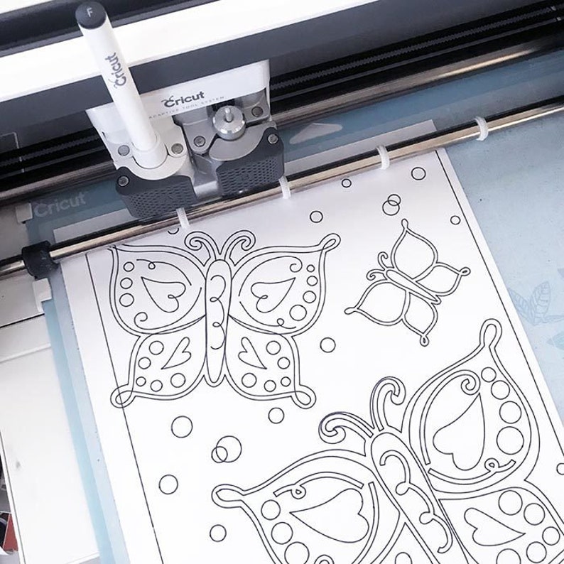 SVG Spring Butterfly Multi-layered Cut File Art Design With Single Line ...