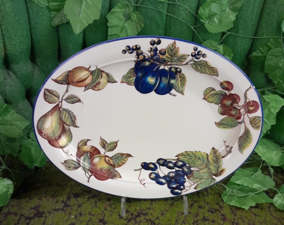 Pier1 Macintosh Earthenware Serving Platter Dinnerware - Etsy