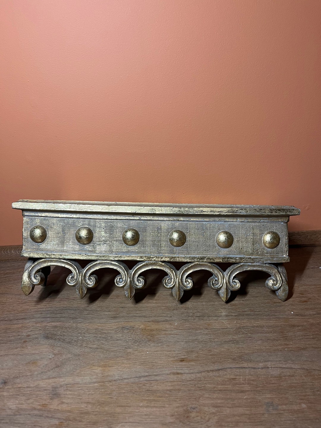 Gothic Royal Gold Filigree Decorative Shelf - Etsy