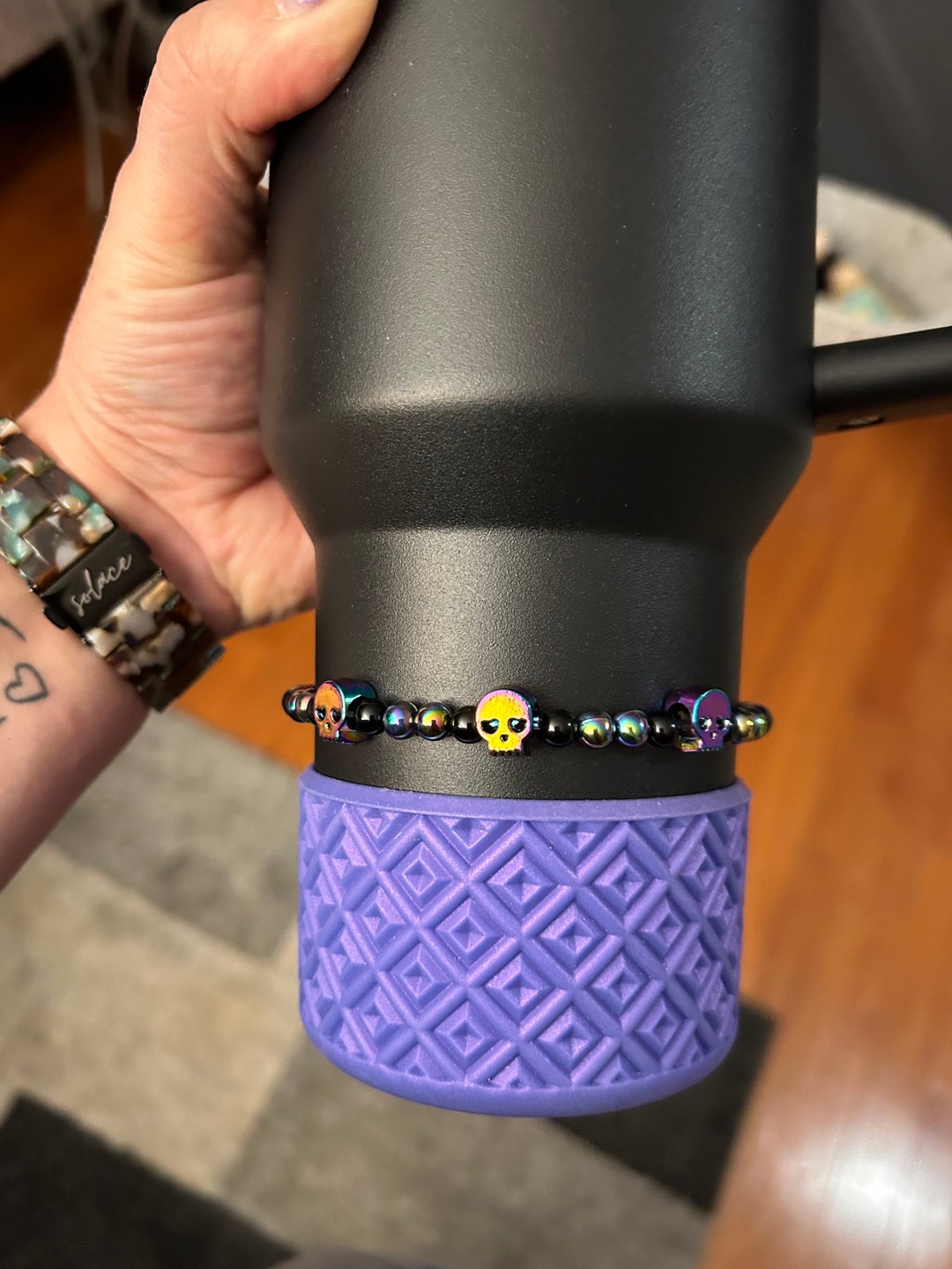 Chroma Skull Stanley Cup Bracelet Boot Topper - Etsy