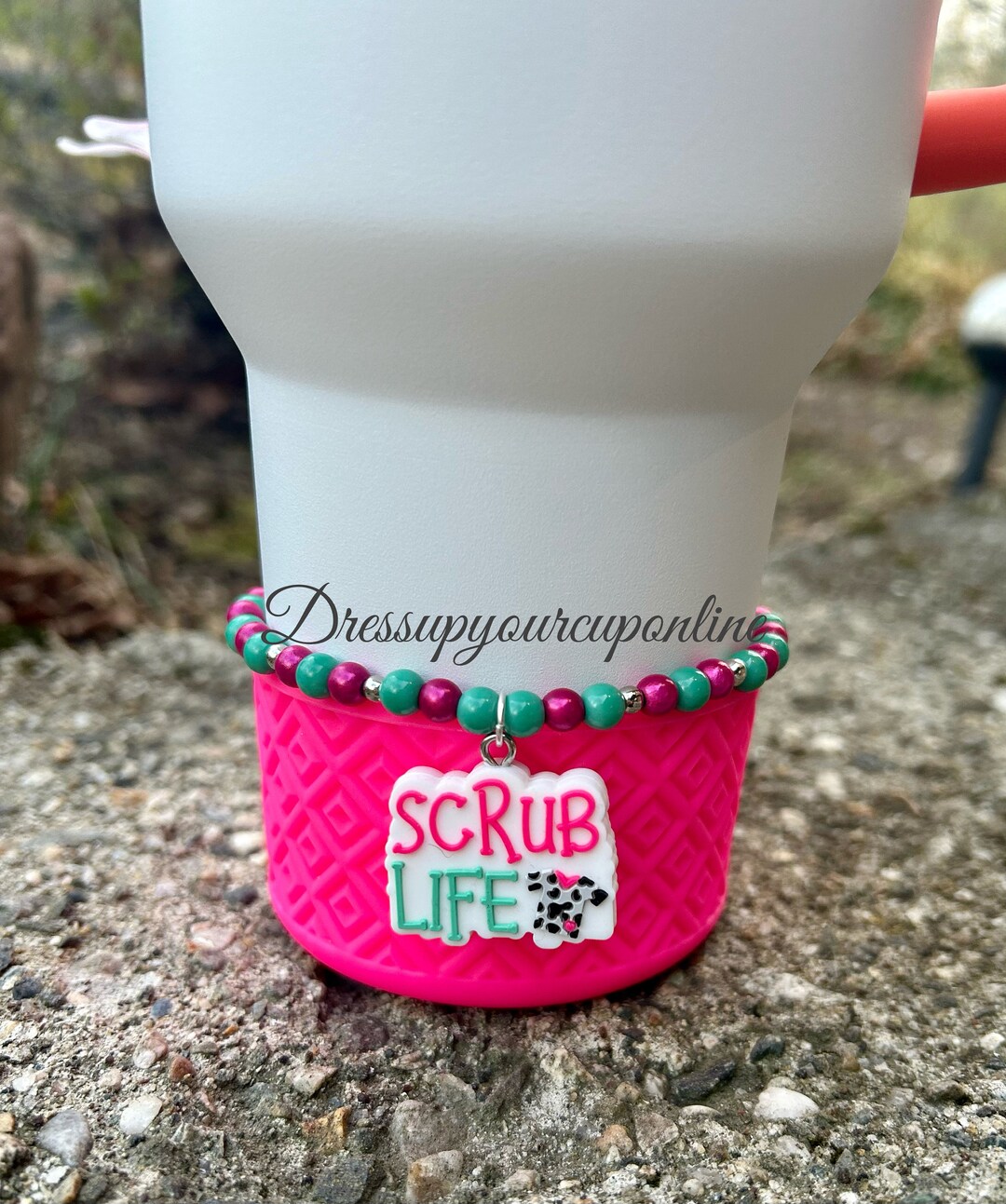 Nurse Scrub Life Stanley Cup Bracelet Boot Topper - Etsy